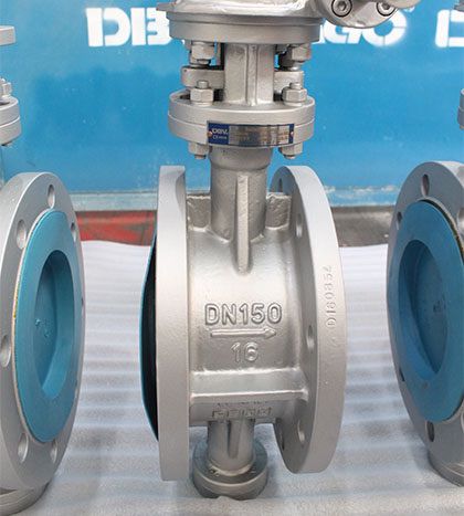 WCB PN16 DN150 Flange triple offset Butterfly Valve - Flanged Butterfly Valves