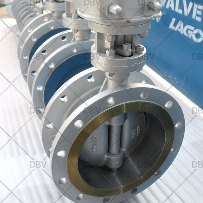 WCB PN16 DN150 Flange triple offset Butterfly Valve - Flanged Butterfly Valves