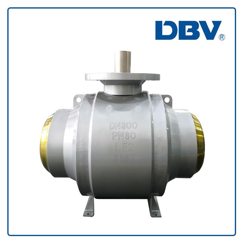 High pressure fully welded ball valve with bare shaft - Trunnion ...