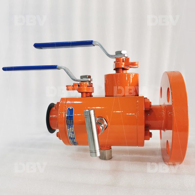Double block and bleed ball valve - Floating ball valves