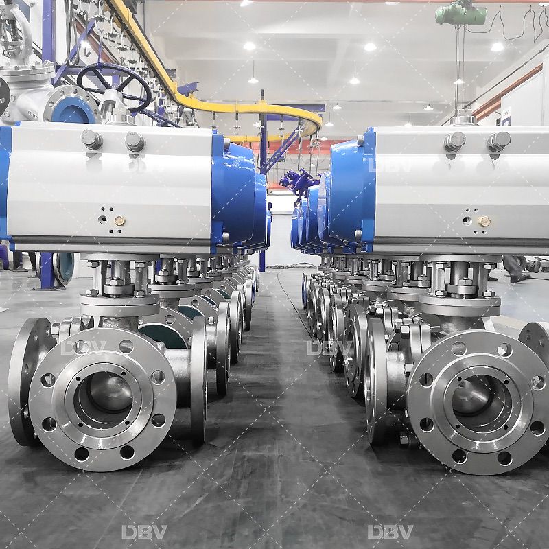 3 Ways T-type stainless steel Ball Valve - 3 way ball valve