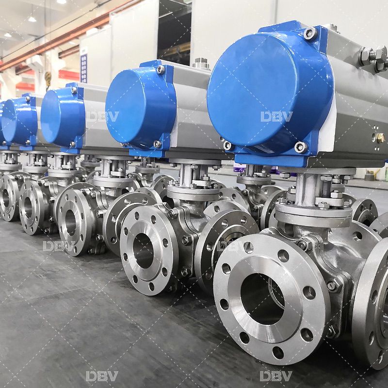 3 Ways T-type stainless steel Ball Valve - 3 way ball valve