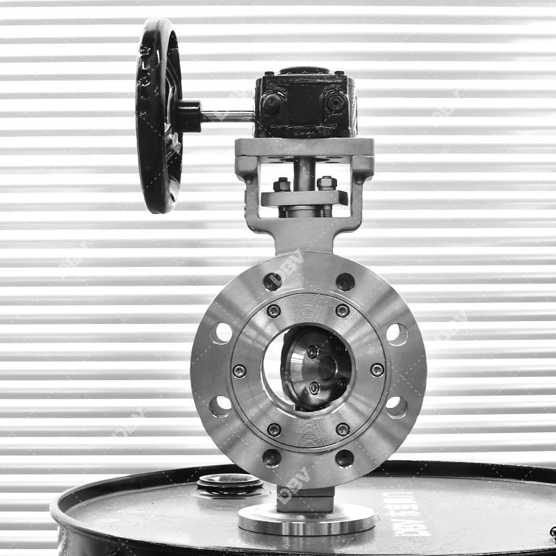 Fully metal to metal triple offset butterfly valve DN80 - Replaceable ...