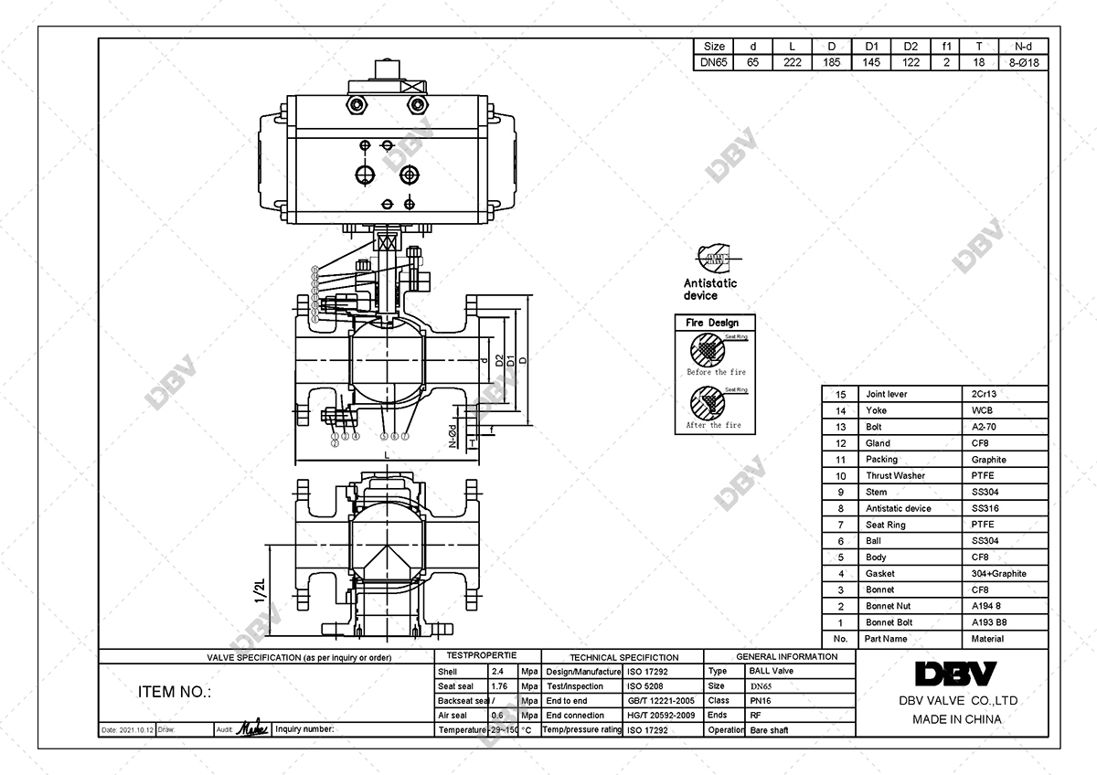 3 Ways stainless steel Ball Valve