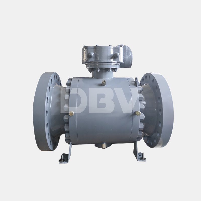 Trunnion mounted ball valve longer service life for oil and gas