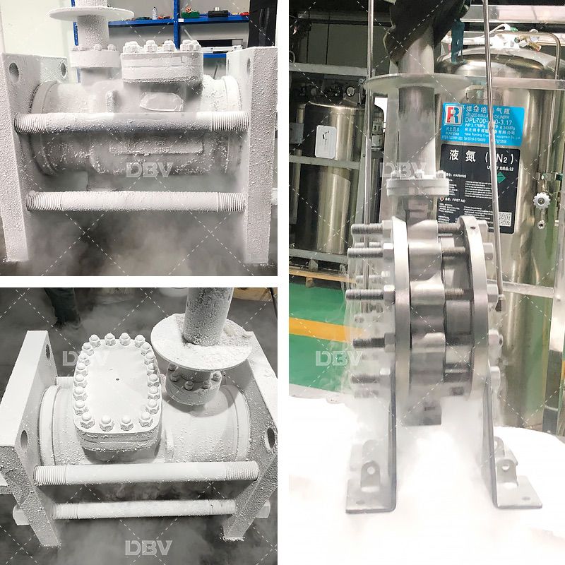 Cryogenic triple offset butterfly valve -196℃