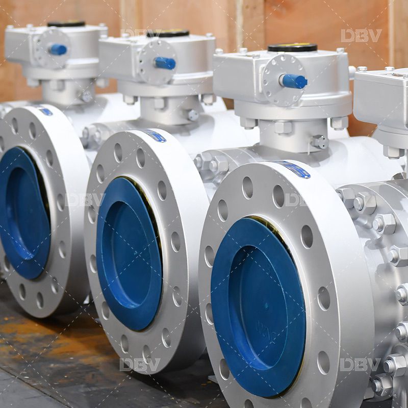 Trunnion ball valves with reduce bore