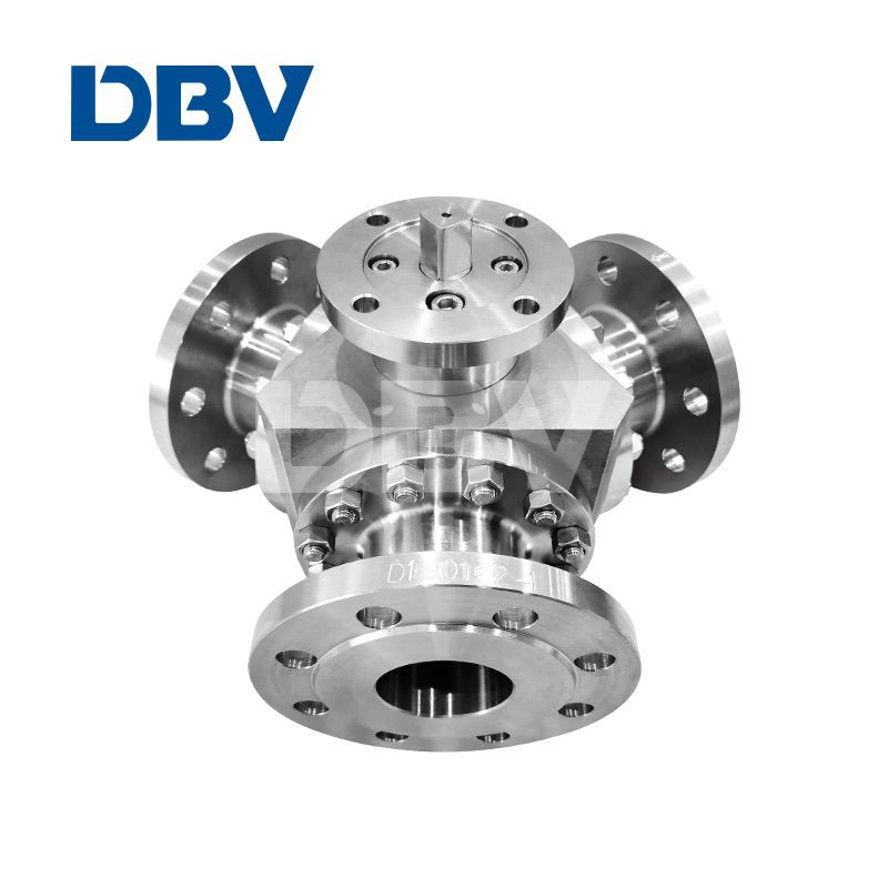 Y pattern 3 way ball valve with stainless steel