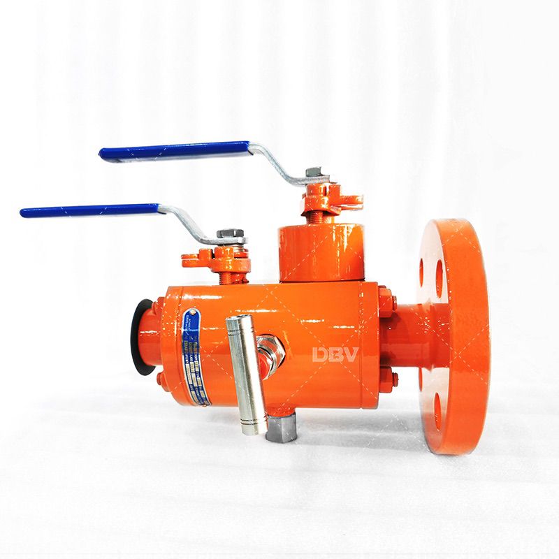 Double block and bleed ball valve