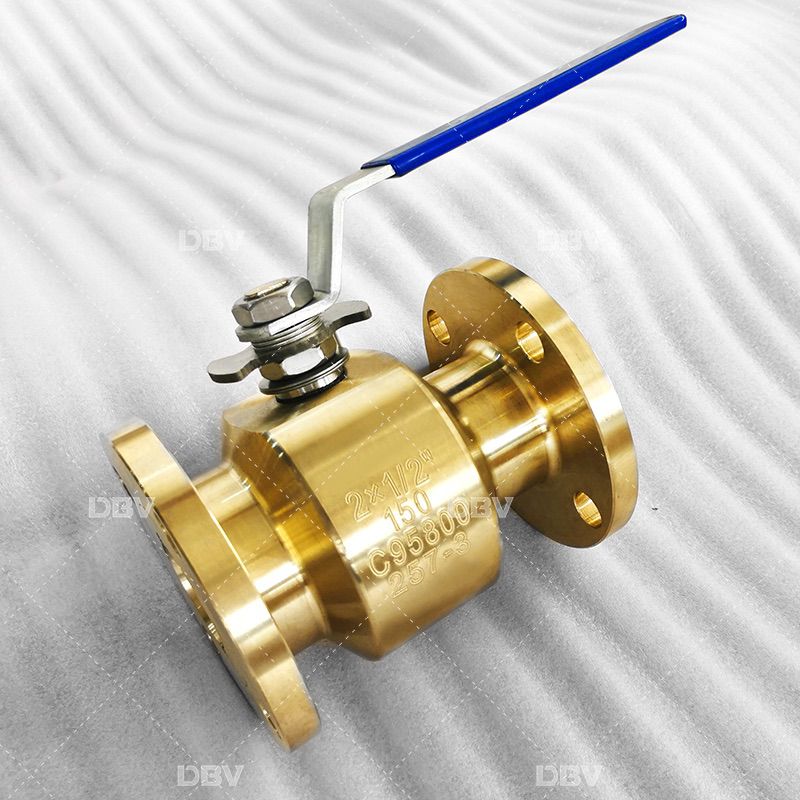 Aluminium bronze ASTM B148 C95800 ball valve