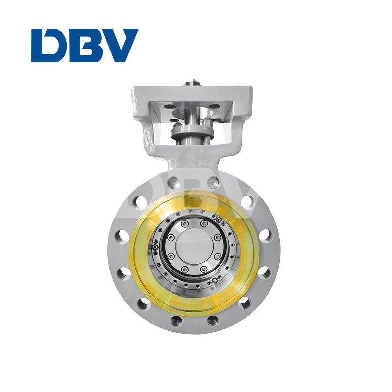 Flanged type triple eccentic buttterfly valve