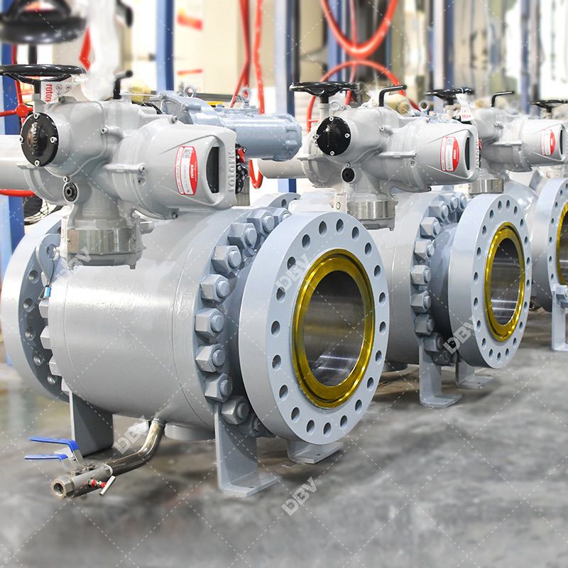 High Pressure Trunnion Mounted forged Ball Valve